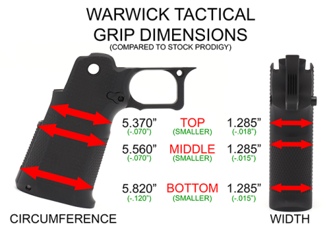 Grip – Springfield Prodigy Direct Replacement | Warwick Tactical